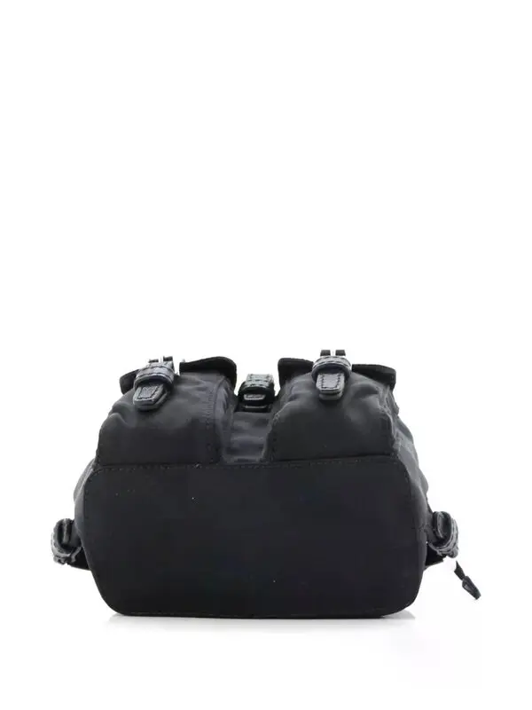 Prada Double Pocket Chain Shoulder Bag Re-nylon Mini Backpack