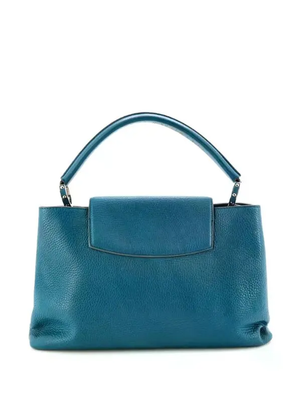 LOUIS VUITTON Capucines Mm Satchel - Blue