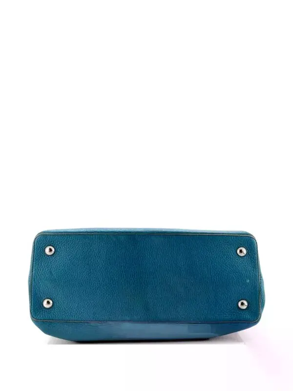 LOUIS VUITTON Capucines Mm Satchel - Blue