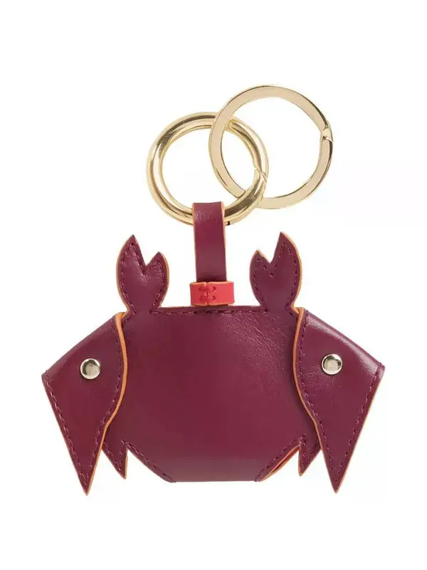 LANCEL Crab-motif Keyring