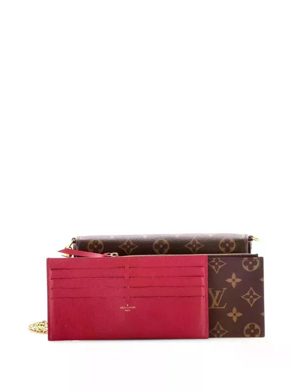 LOUIS VUITTON Felicie Pochette Monogram Canvas - Brown