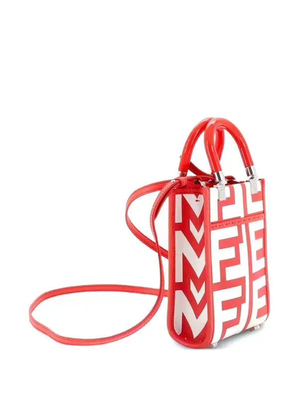 Fendi X Marc Jacobs Sunshine Shopper Mini Tote Bag - Red