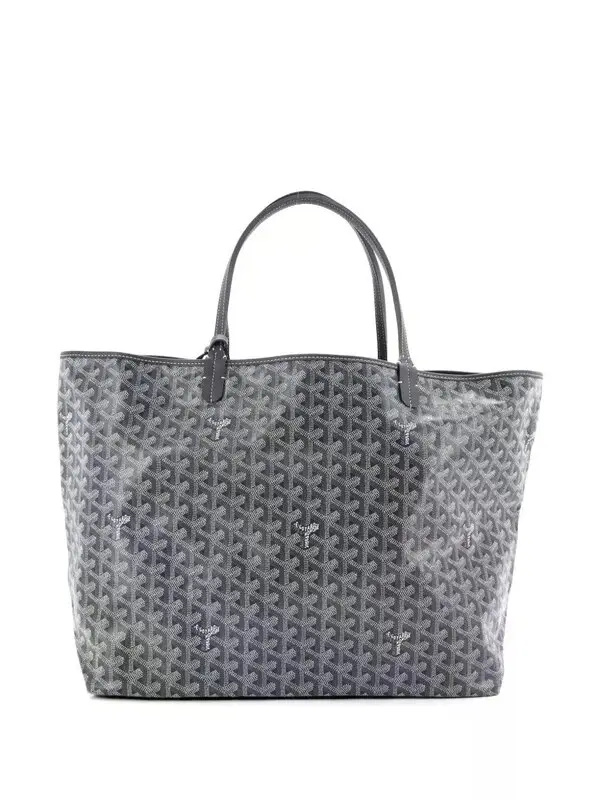 Goyard Saint Louis Coated Canvas Gm Tote Bag - Grey