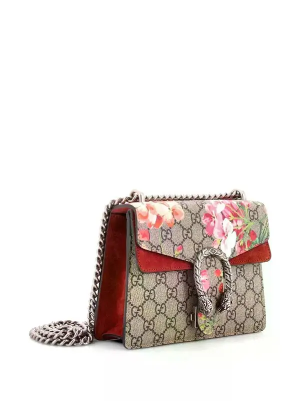 Gucci Dionysus Blooms Print Gg Coated Canvas Mini Shoulder Bag - Brown