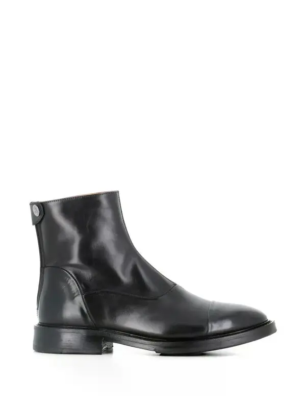 ALBERTO FASCIANI Zip Leather Boots
