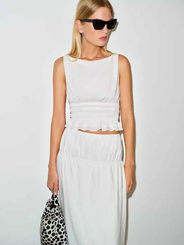 REFORMATION Clement Two Piece - Ivory