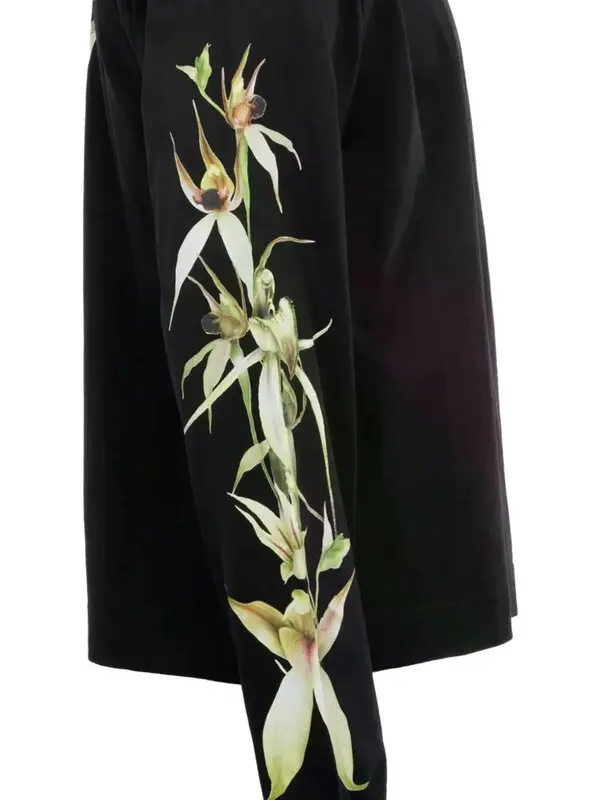 Givenchy Floral Print Long Sleeve T-shirt