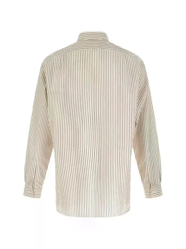 THE ROW Kardiff Striped Cotton Shirt - Neutrals