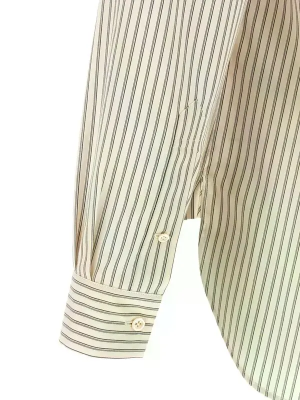 THE ROW Kardiff Striped Cotton Shirt - Neutrals