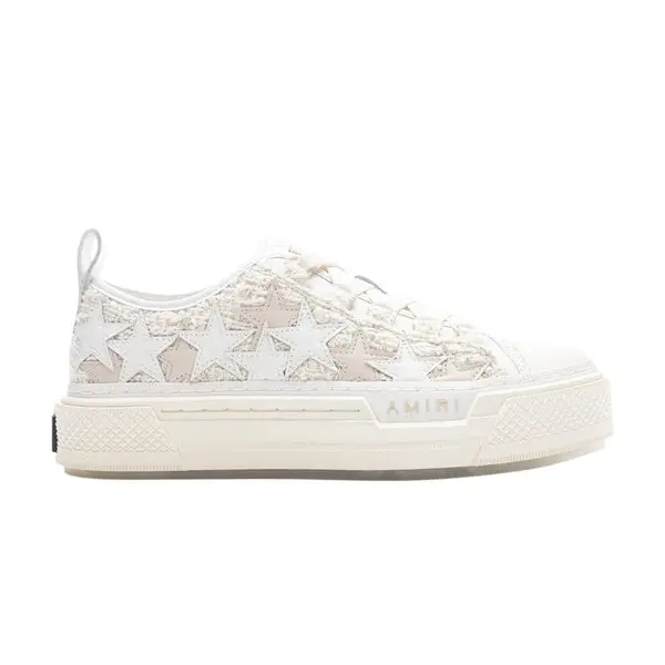 Amiri Wmns Stars Court Low 'mohair Canvas Alabaster - Cream