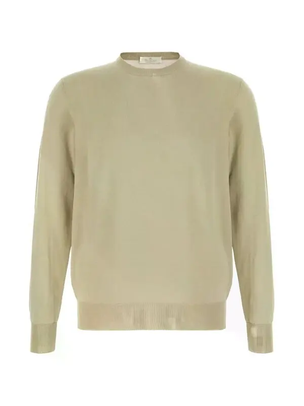 PANICALE Cotton Crew Neck Sweater - Neutrals