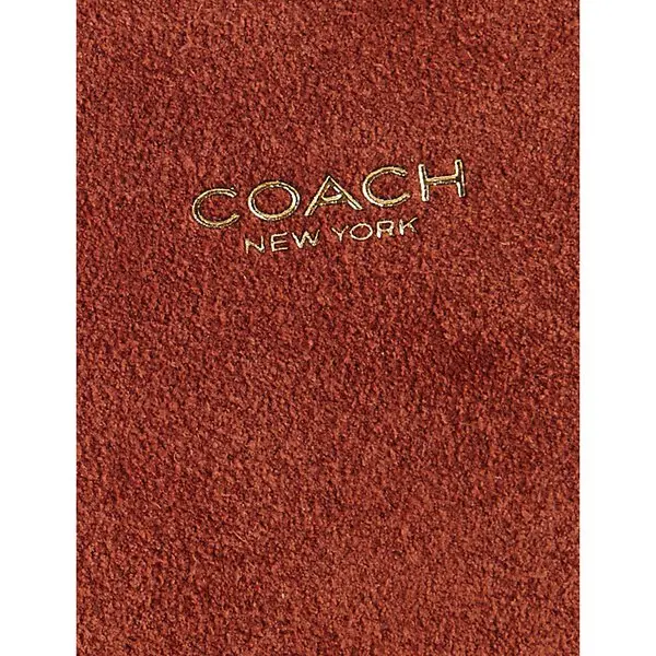 COACH Empire 34 Suede Shoulder Bag
