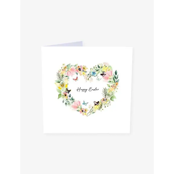 FIVE DOLLAR SHAKE Happy Easter Heart Easter Card