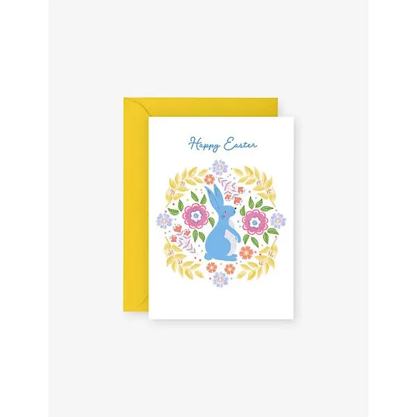 CENTRAL 23 Easter Bunny Florals Easter Card