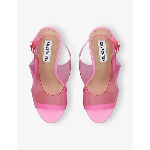 Steve Madden Scorcher Vinyl Wedge Sandals