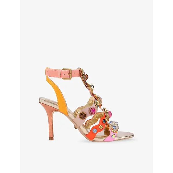 Kurt Geiger Octavia Leather Heeled Sandals - Other