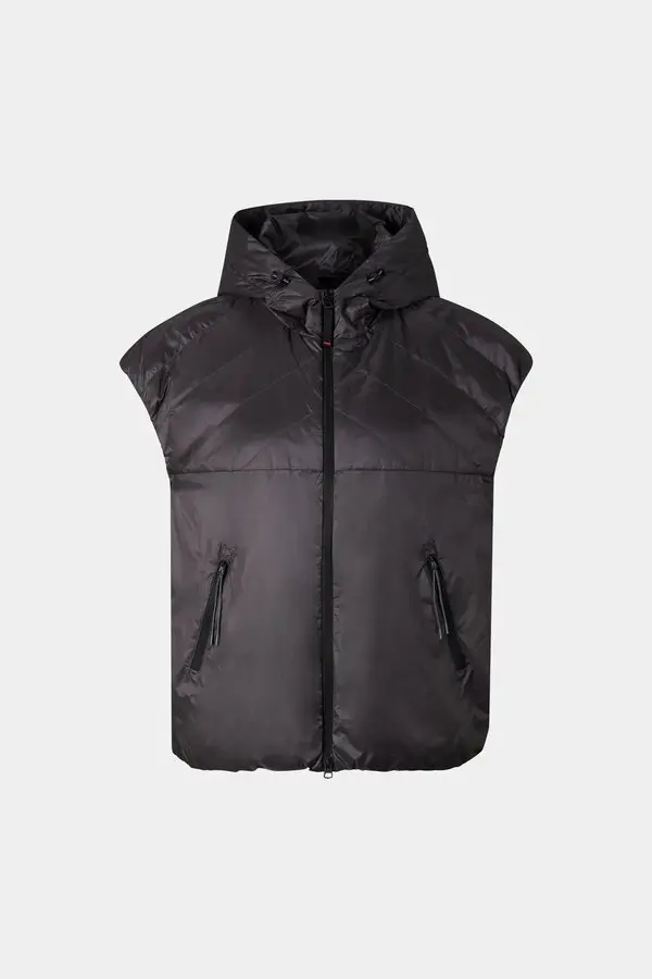 Bogner Quilted Gilet With Hood