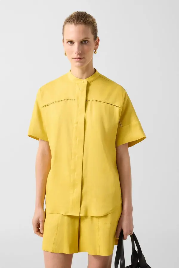 Bogner Cheryl Linen Blend Blouse