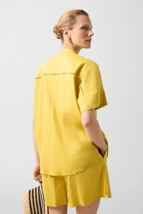 Bogner Cheryl Linen Blend Blouse