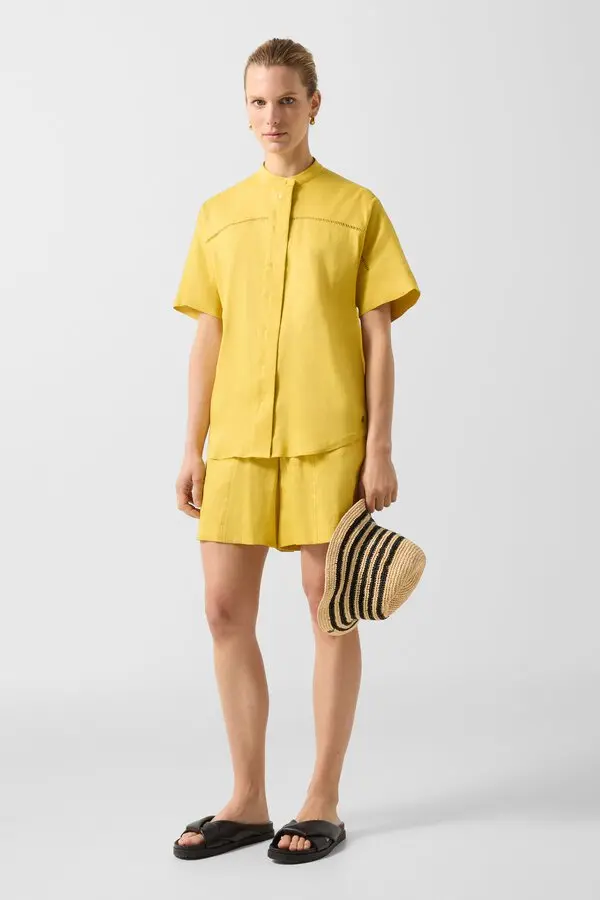 Bogner Cheryl Linen Blend Blouse