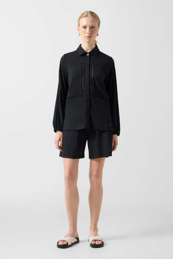 Bogner Raquel Jersey Overshirt - Black