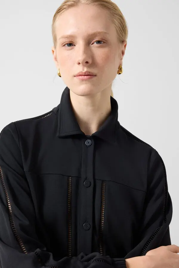 Bogner Raquel Jersey Overshirt - Black