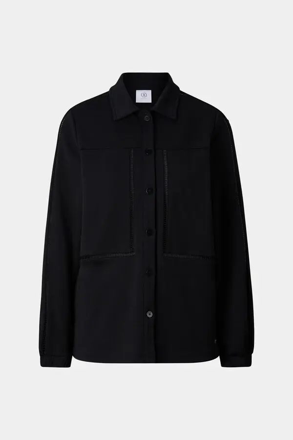 Bogner Raquel Jersey Overshirt - Black