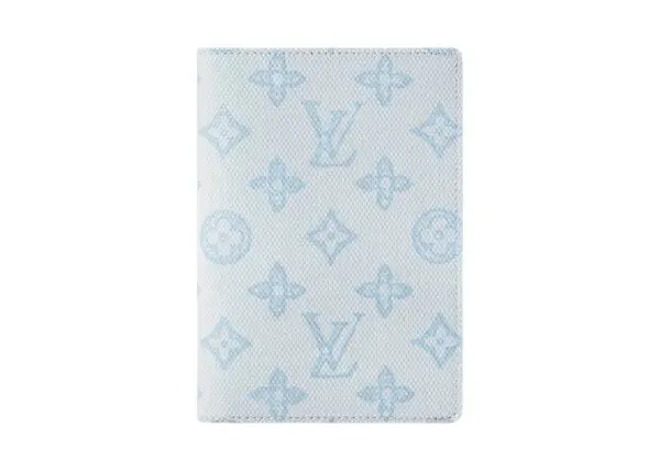 LOUIS VUITTON Passport Cover - Bleu Courrier