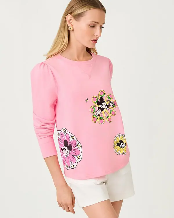 LILLY PULITZER Elmaria Puff Sleeve Sweatshirt