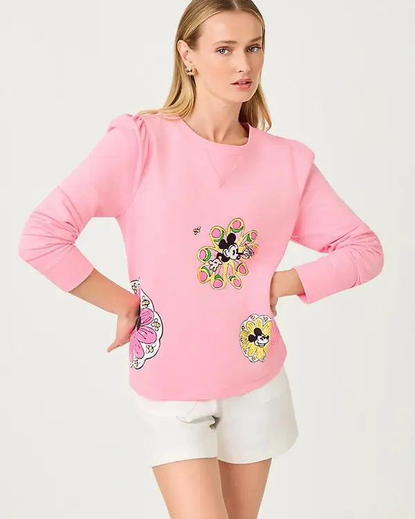 LILLY PULITZER Elmaria Puff Sleeve Sweatshirt