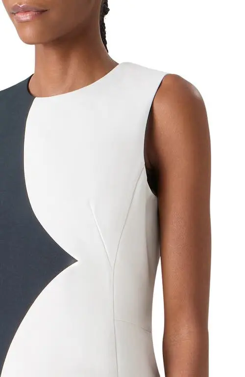Akris Cloud Cotton & Silk Blend Sheath Dress