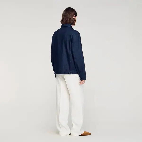 Sandro Denim Worker Jacket