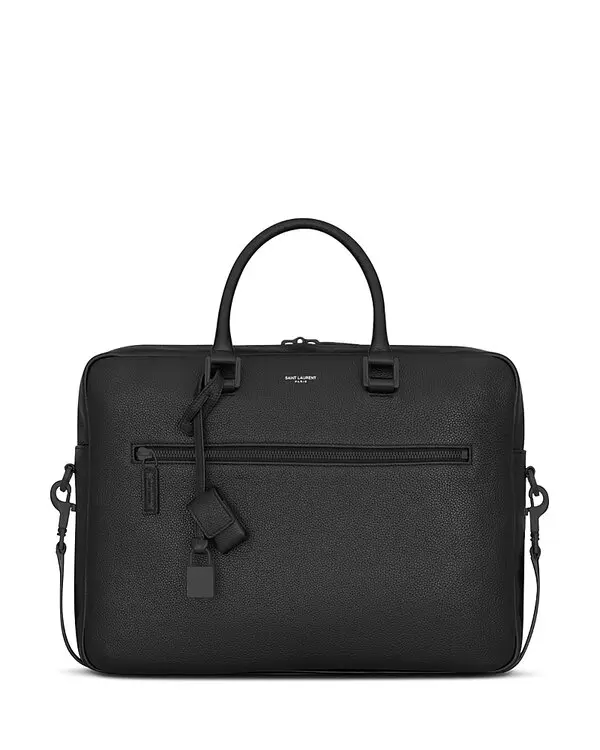 Saint Laurent Sac De Jour Briefcase - Black/black