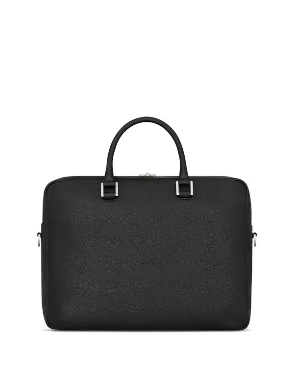 Saint Laurent Sac De Jour Briefcase - Black/silver