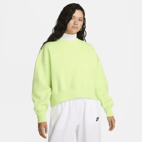 Nike Sportswear Phoenix Fleece Over-oversized Crew-neck Sweatshirt - Yellow