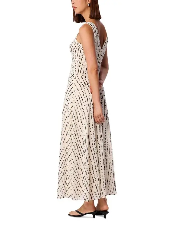 Whistles Dashed Spot Dobby Maxi Dress