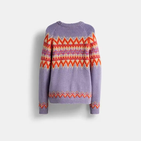 COACH Restored Fair Isle Ski Sweater