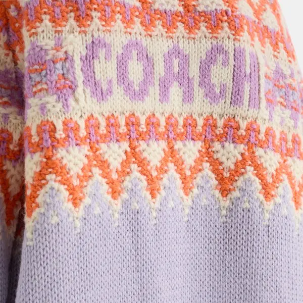 COACH Restored Fair Isle Ski Sweater