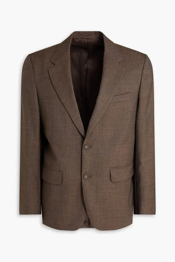 Officine Générale Kent Wool Blazer - Chocolate