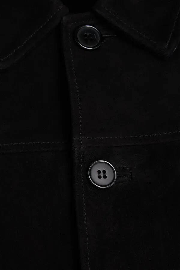 Officine Générale Andreas Suede Overshirt