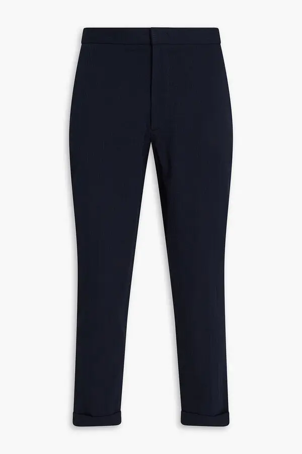 Officine Générale Joseph Wool-seersucker Pants