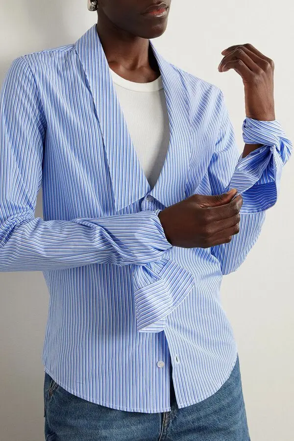 Coperni Striped Cottonpoplin Shirt