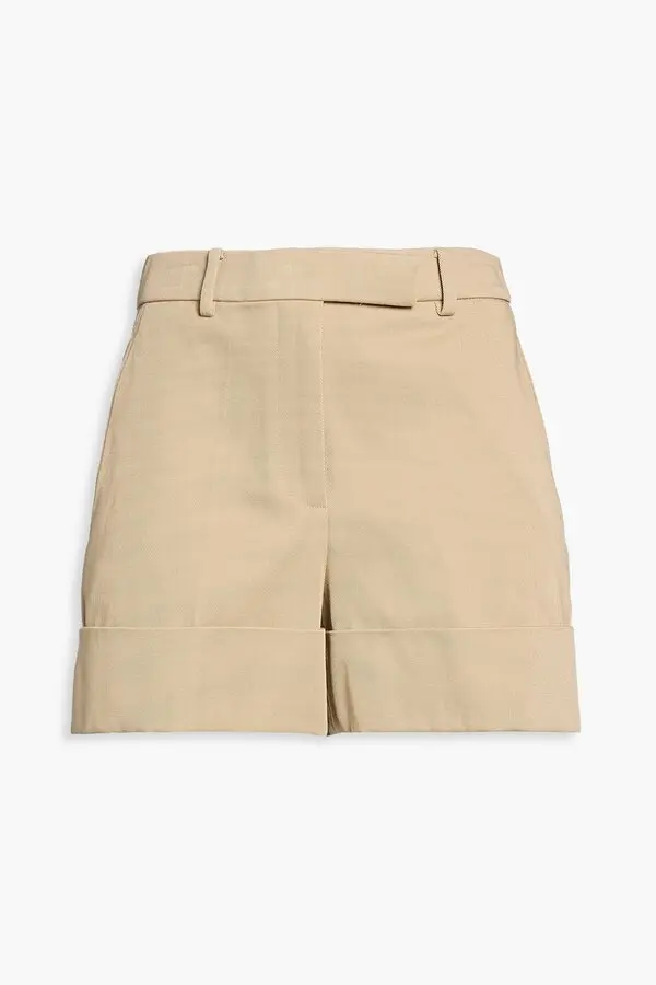 Thom Browne Cottongabardine Shorts - Beige
