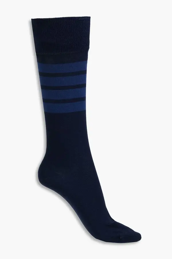 Thom Browne Striped Cottonblend Socks