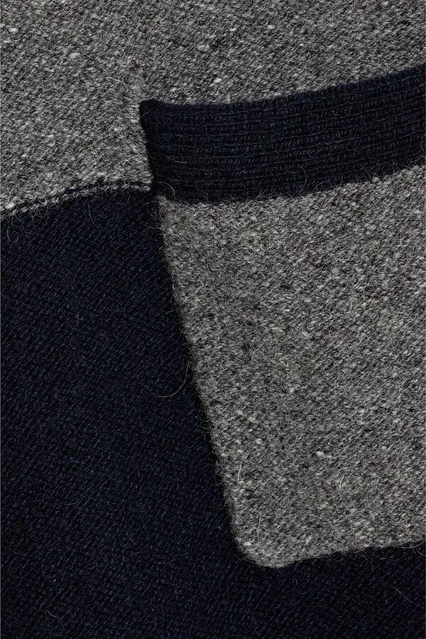 Thom Browne Twotone Wool And Mohairblend Sweater