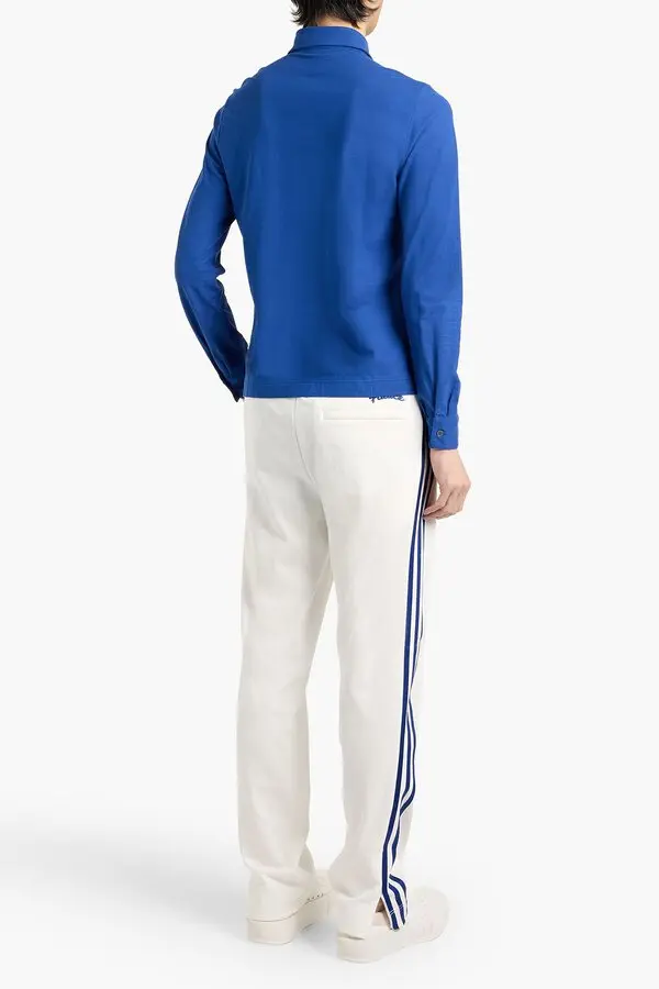 SLOWEAR Zanone Cottonjersey Polo Shirt - Bright Blue