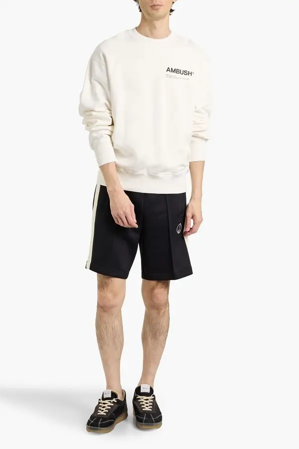 Dunhill Striped Jersey Drawstring Shorts