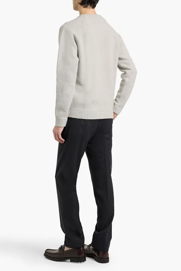 SLOWEAR Zanone Wool And Cashmere-blend Sweater