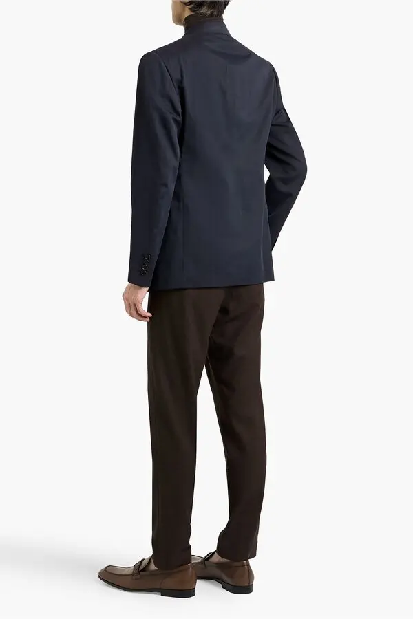Dunhill Doublebreasted Cotton And Silkblend Blazer