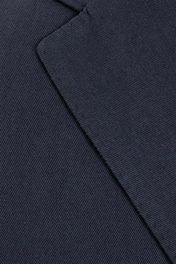 SLOWEAR Montedoro Cotton And Linenblend Twill Suit - Navy